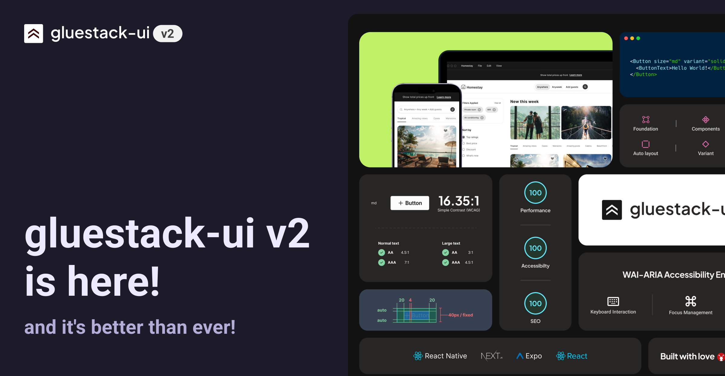 gluestack-ui v2 is here | gluestack